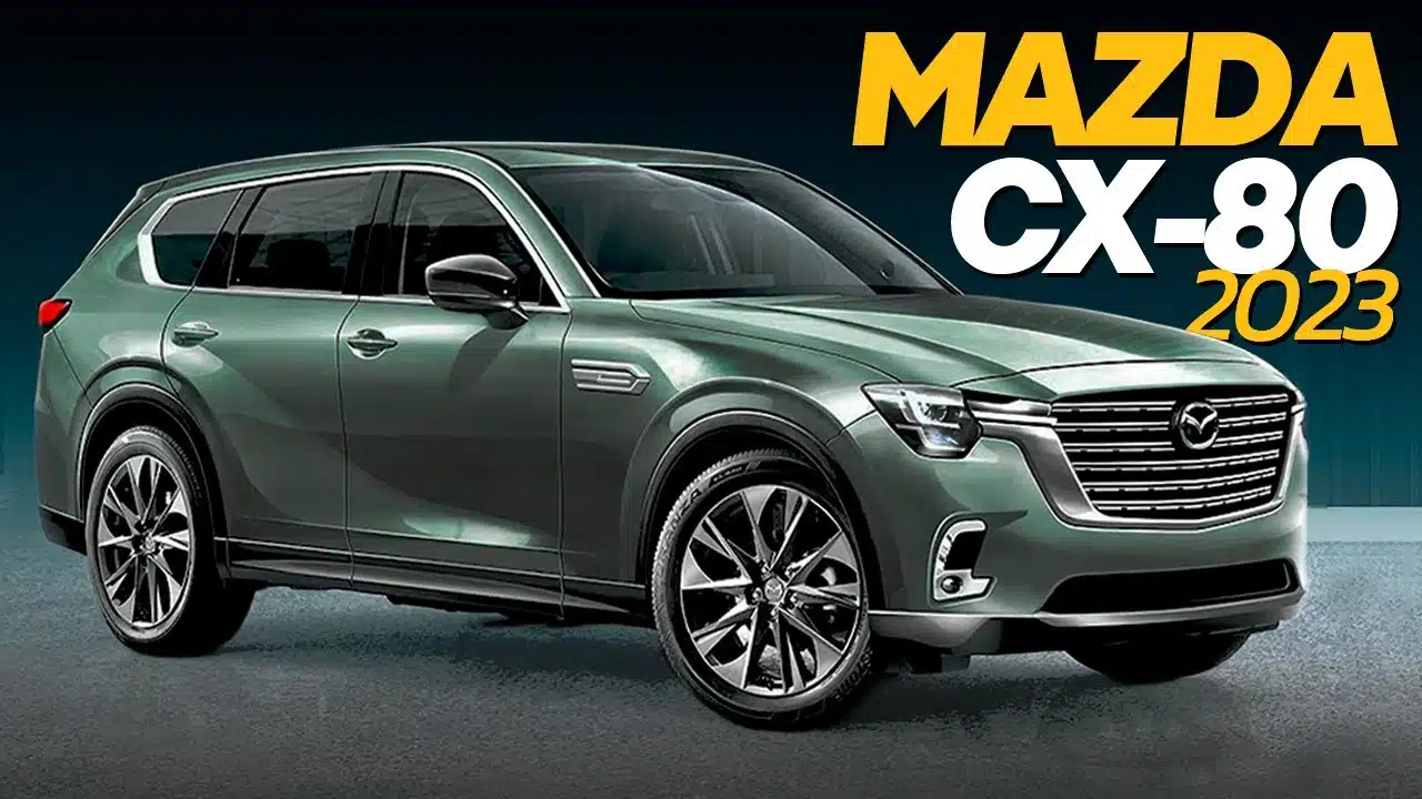 MAZDA CX 80 el SUV GRANDE de 7 PUESTOS asi se vería