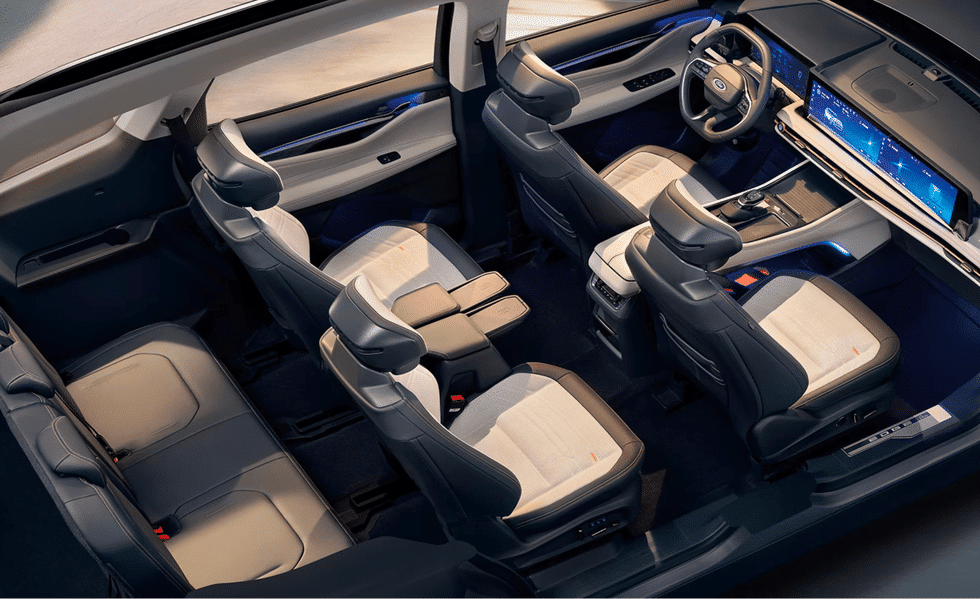 Ford Edge L 2024 hibrido se deja ver en China, así podría llegar a este ...