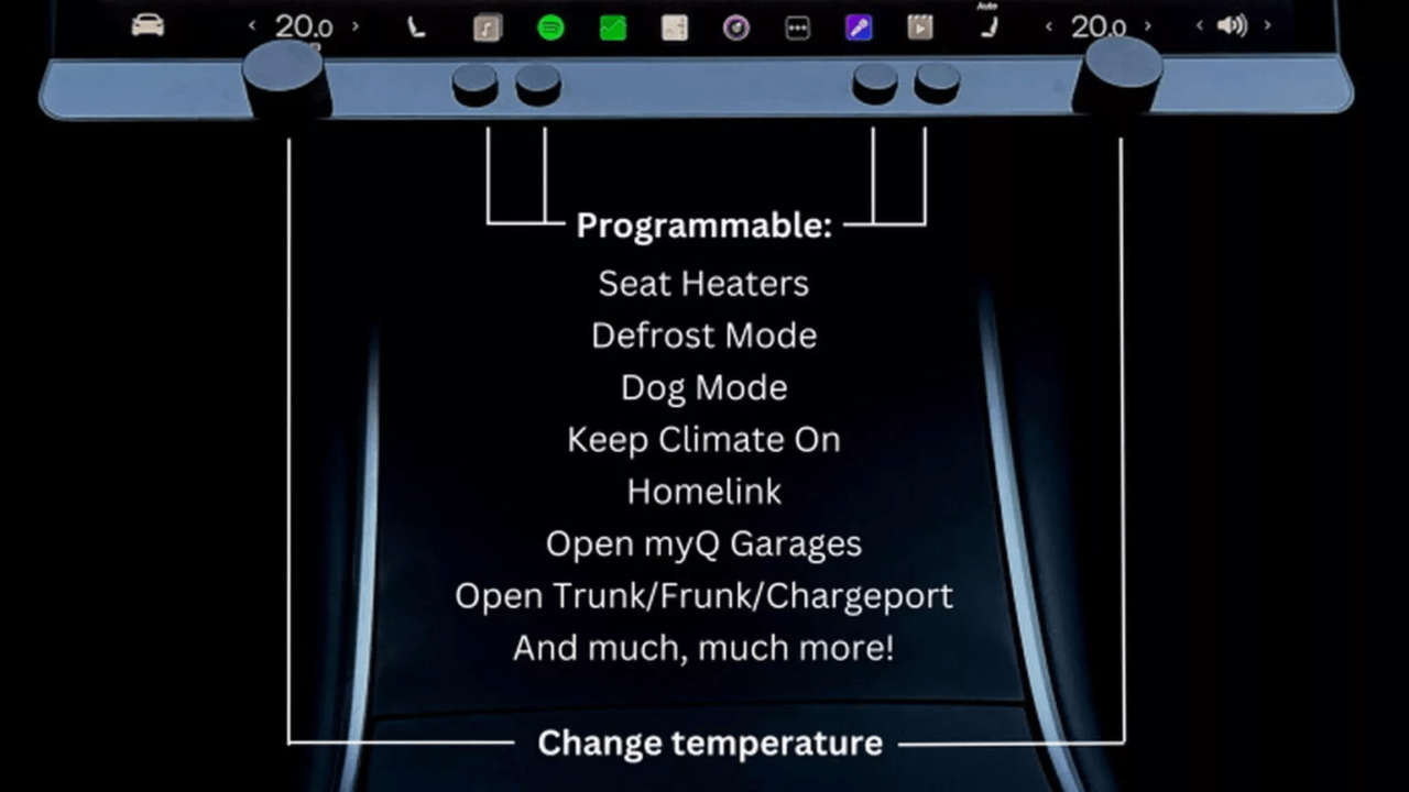 Tesla Model 3 y Tesla Model Y POR FIN! botones fisicos gracias a ...