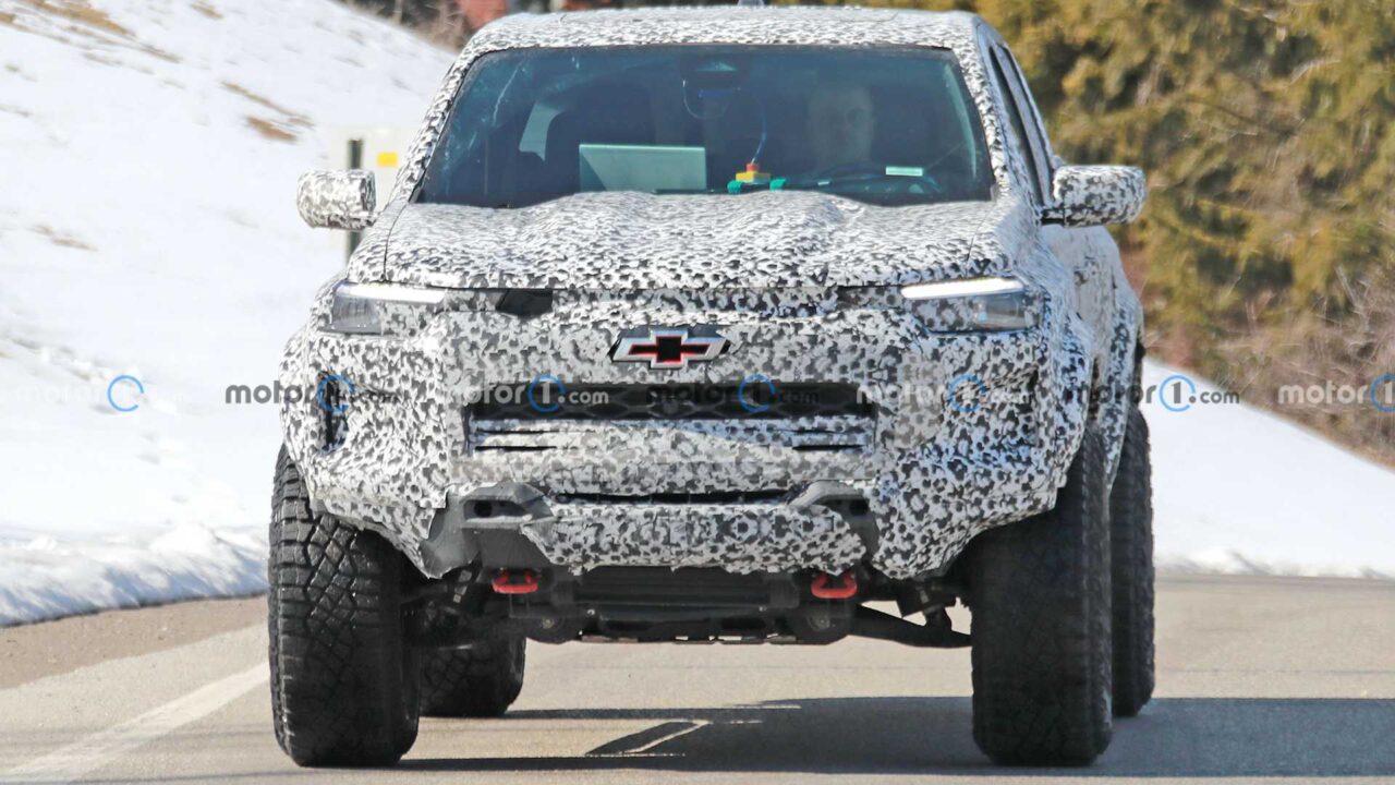 Chevrolet Colorado ZR2 Bison espiado en sus ultimas pruebas todoterreno