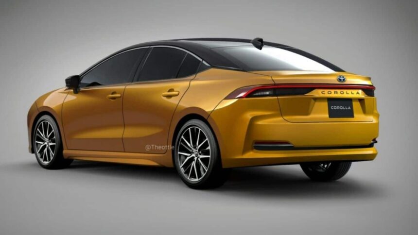 Toyota Corolla 2025: Así Sería la Nueva Generación del Sedán Emblemático