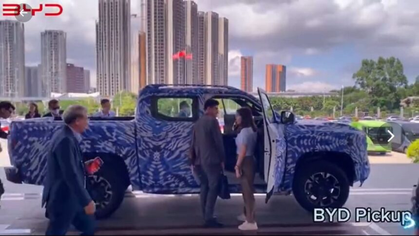 Pick-Up BYD: Al Descubierto en Video Revelado para medios Internacionales