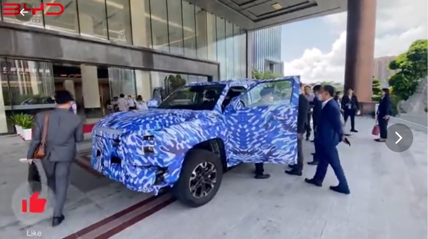 Pick-Up BYD: Al Descubierto En Video Revelado Para Medios Internacionales