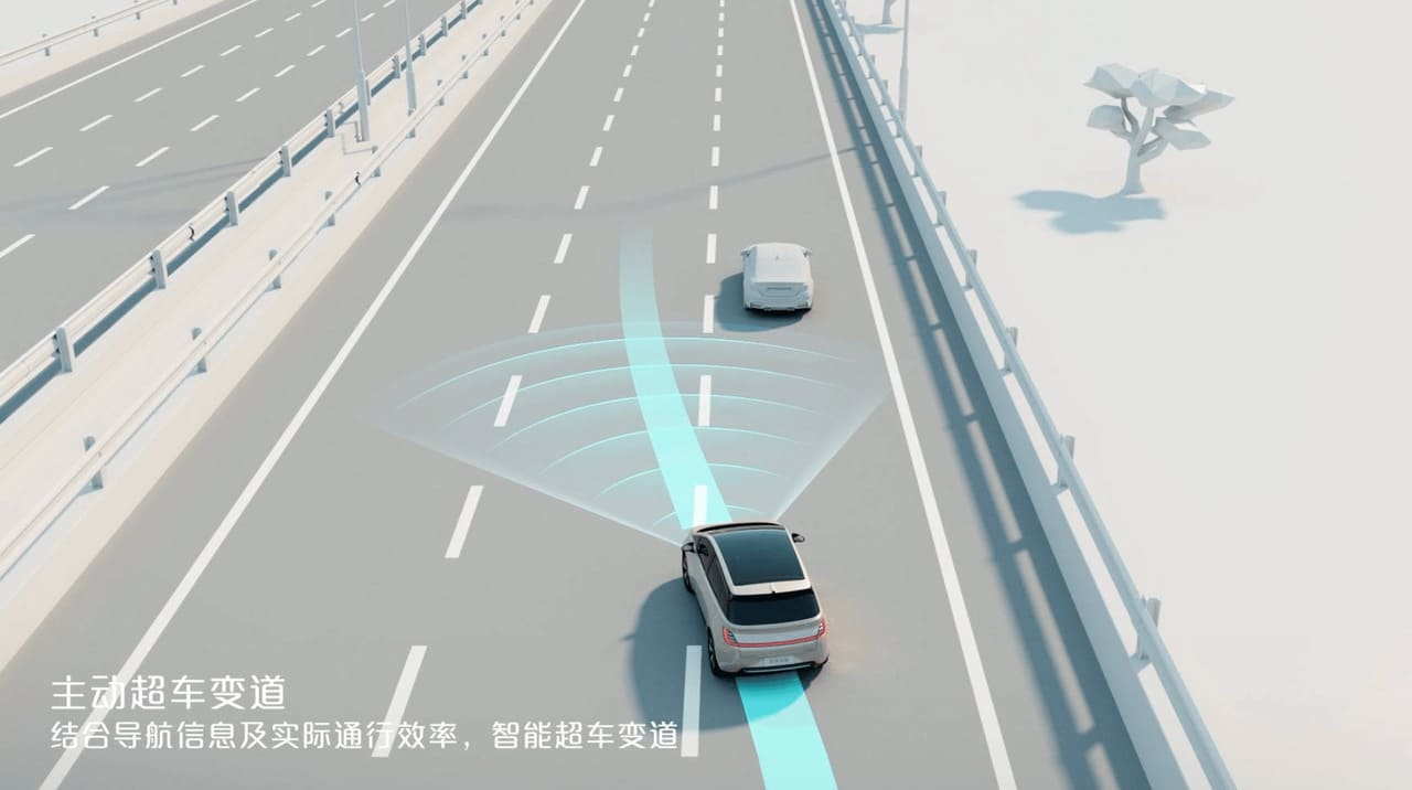 ᐅ Última Versión Del Baojun Cloud EV Lingxi Permite Cambiar De Carril, Adelantar Y Parquear Solo