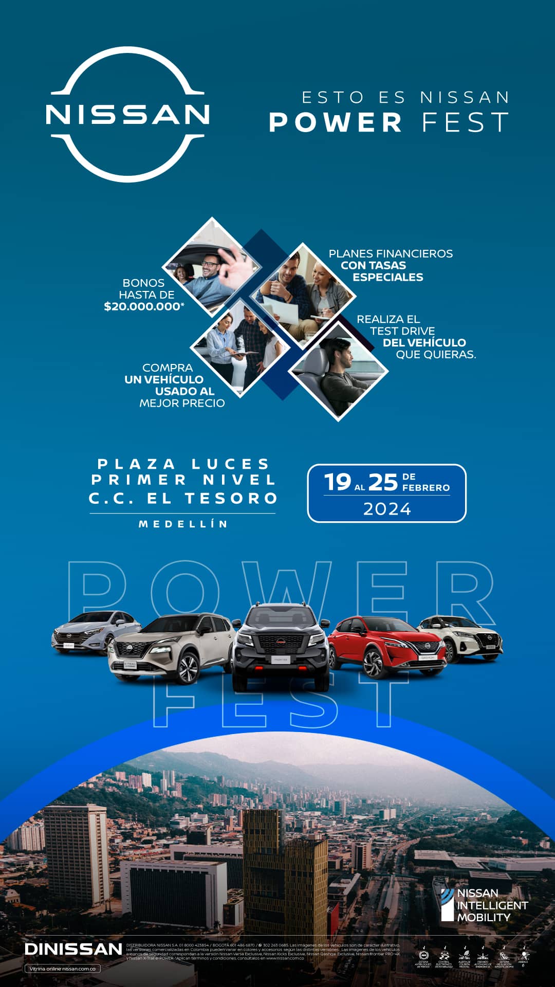 ᐅ Nissan Power Fest Irrumpe En Medellín: Innovación Y Emoción Sobre Ruedas