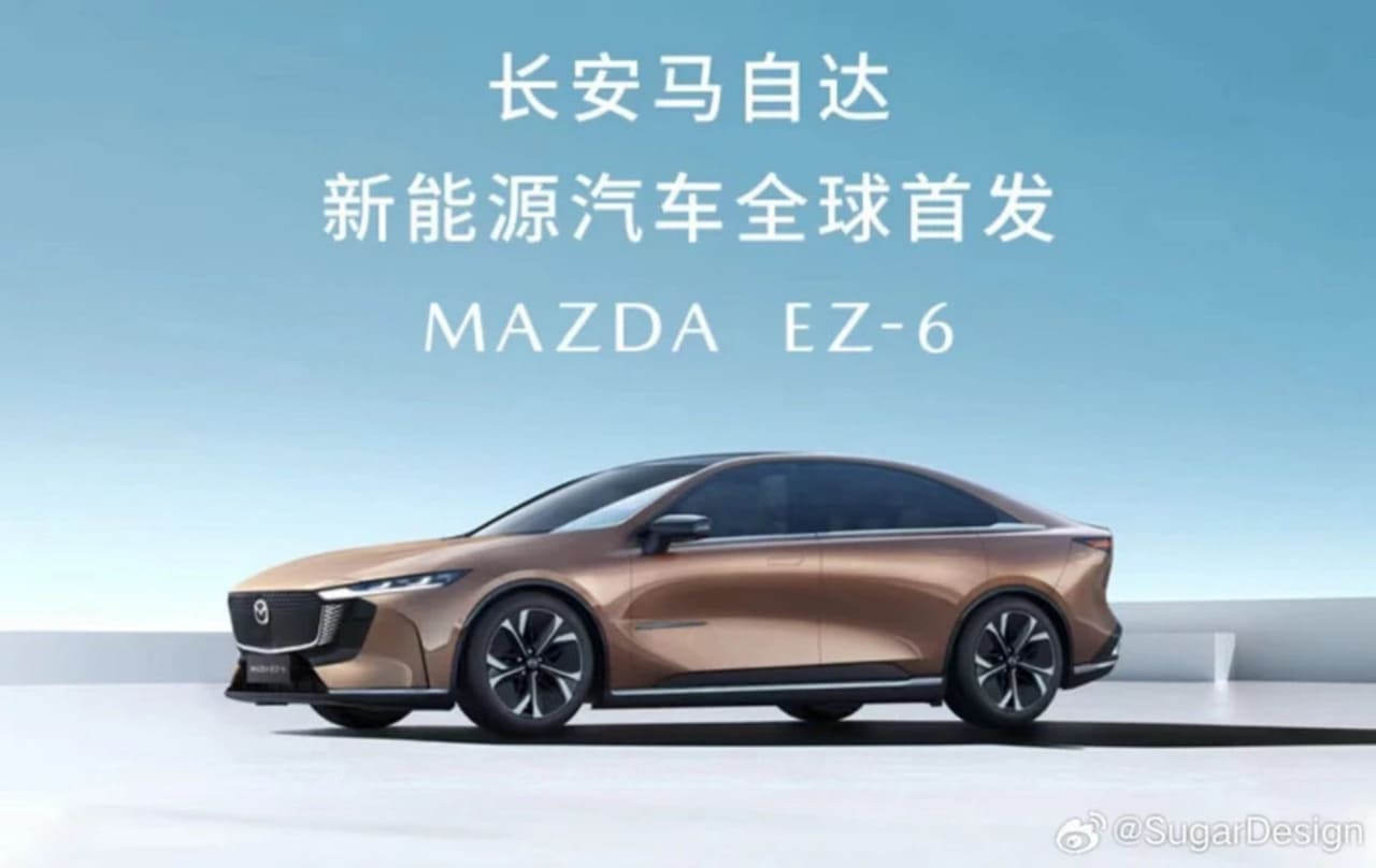 Mazda EZ-6 2025 Revelación Anticipada del Mazda 6 Eléctrico