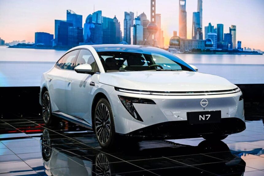 Nuevo Nissan N7 2025: El Eléctrico con una Brutal Eficiencia de 0.208 Cd
